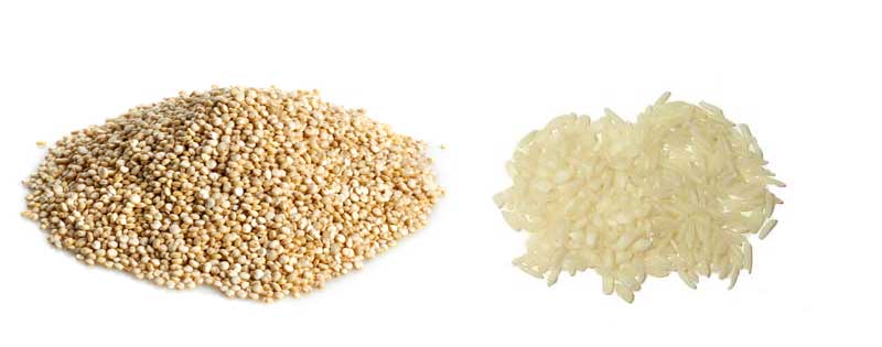 EAT THIS INSTEAD OF THIS: Quinoa vs. White Rice | PCOSbites